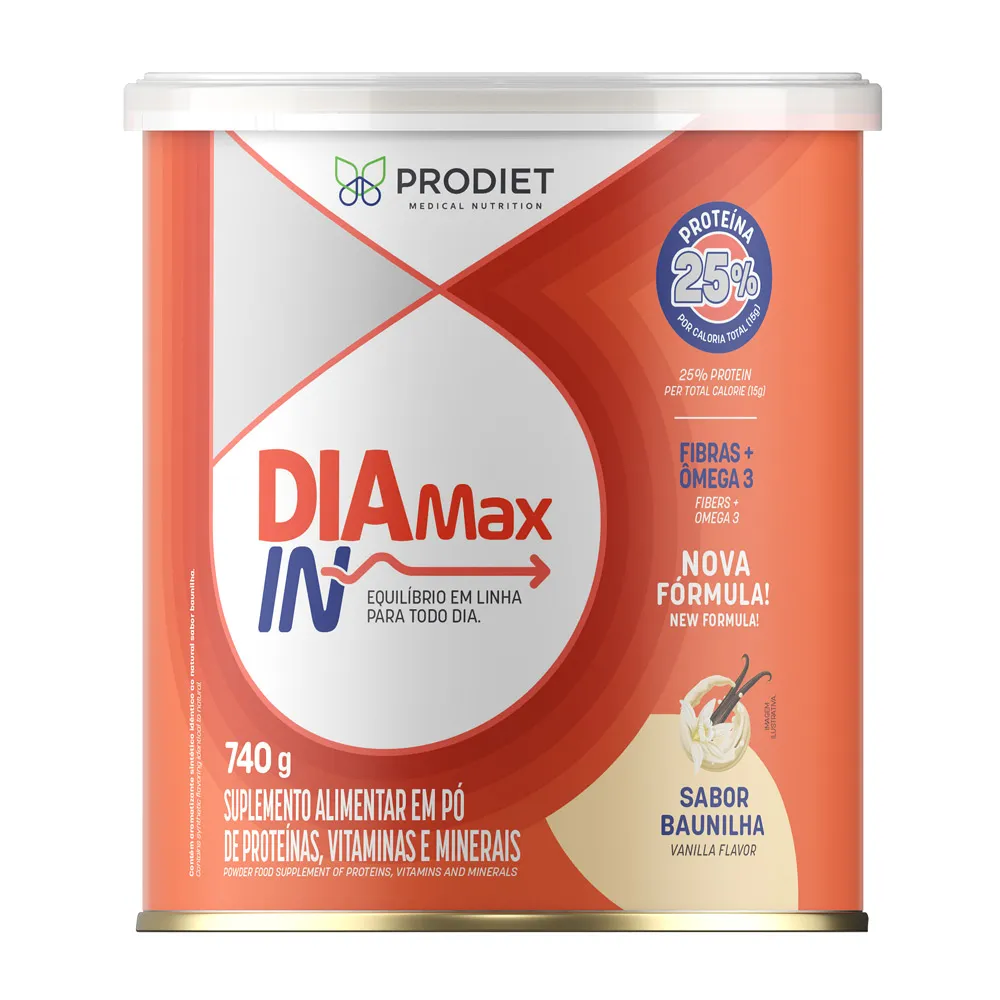 DiamaxIn Sabor Baunilha 740g - Drogaria Araujo