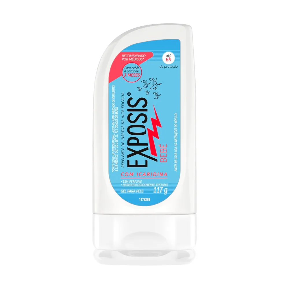 Repelente Exposis Bebê Gel com 117g - Drogaria Araujo