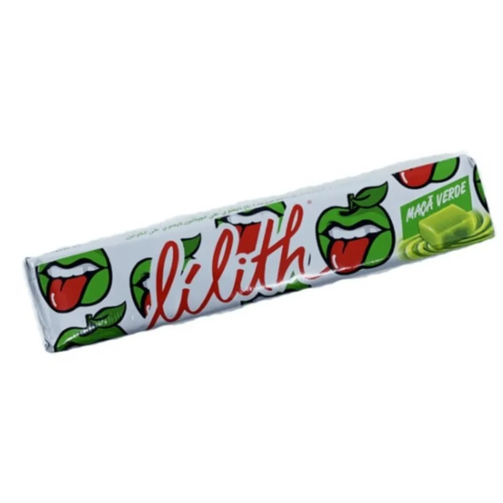 Bala Lilith Mastigável Sabor Maçã Verde 35g - Drogaria Araujo