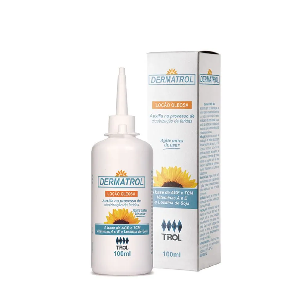 Loção Oleosa Dermatrol Trol Auxilia no Processo de Cicatrização de ...