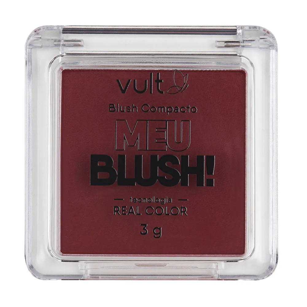 Blush Compacto Vult Meu Blush Cor Vinho Matte 3g - Drogaria Araujo