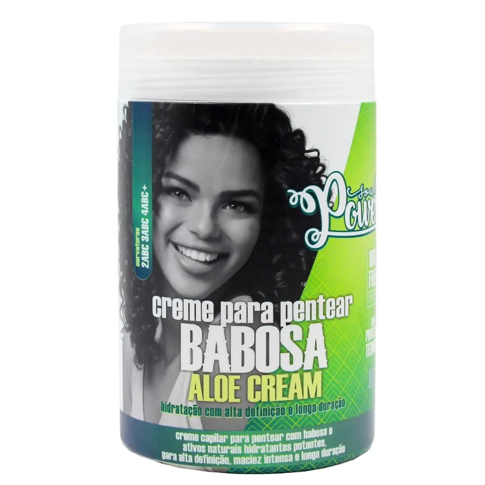 Creme Para Pentear Soul Power Babosa Aloe Cream 800g - Drogaria Araujo