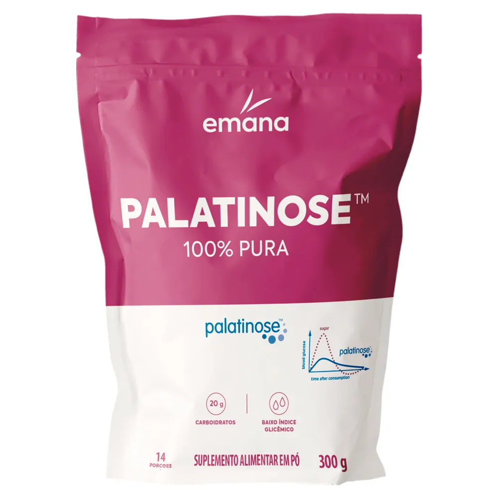 Palatinose Emana 100% Pura 300g - Drogaria Araujo