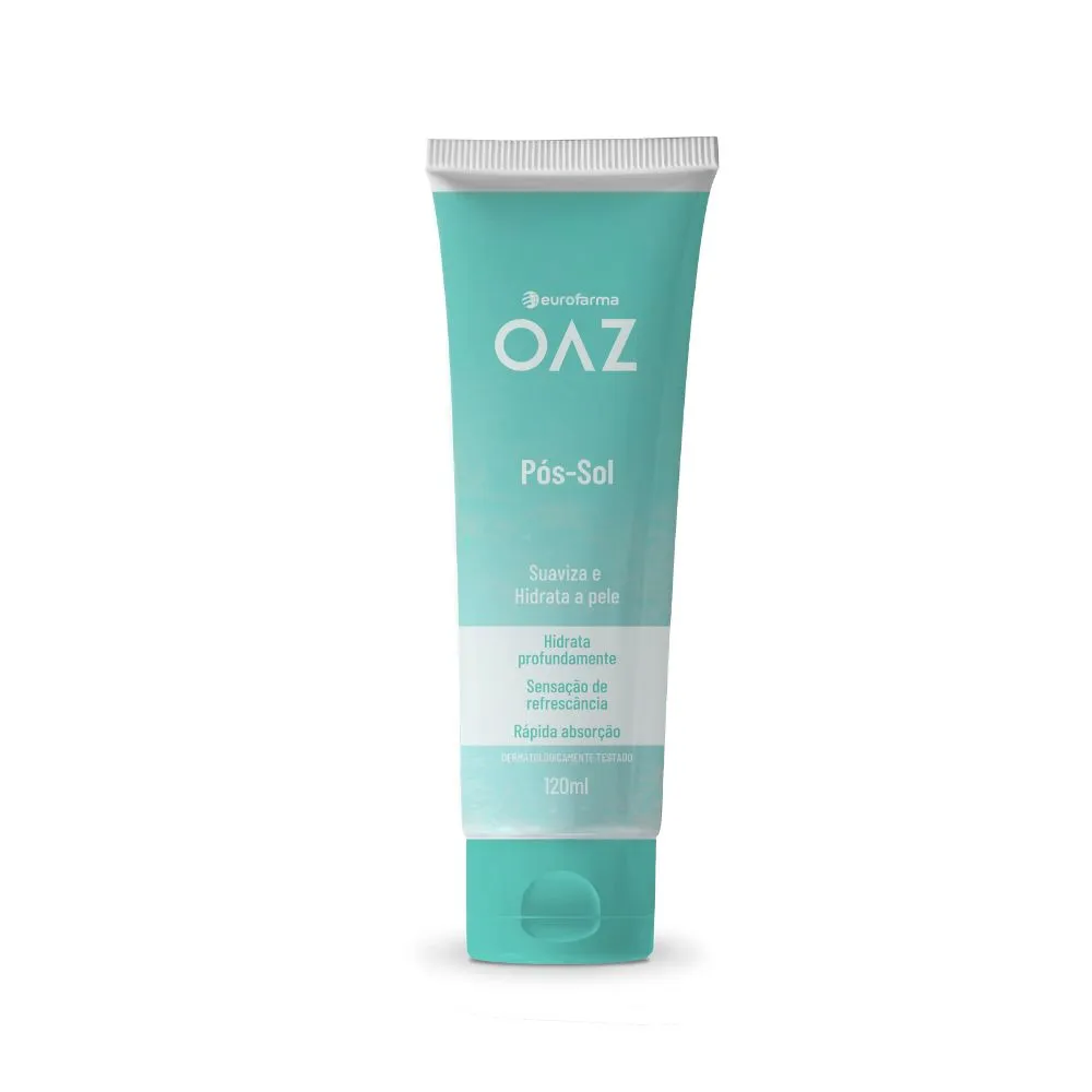 Pós Sol OAZ Gel Adulto 120ml - Drogaria Araujo