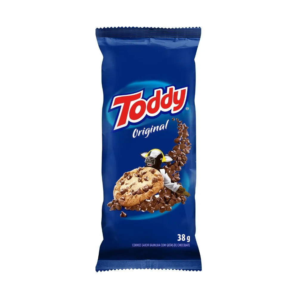 Cookies Toddy Original Sabor Baunilha com Gotas de Chocolate 38g ...