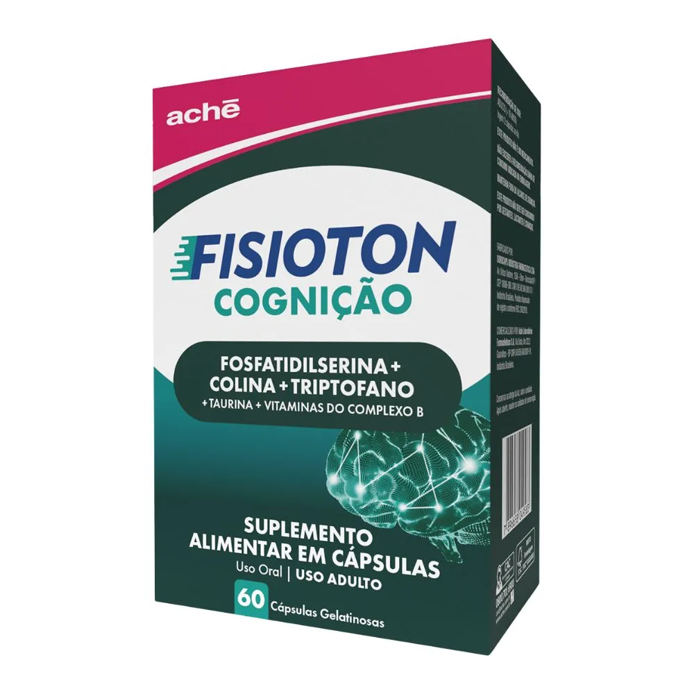 Fisioton Cognição Suplemento Alimentar 60 Cápsulas - Drogaria Araujo