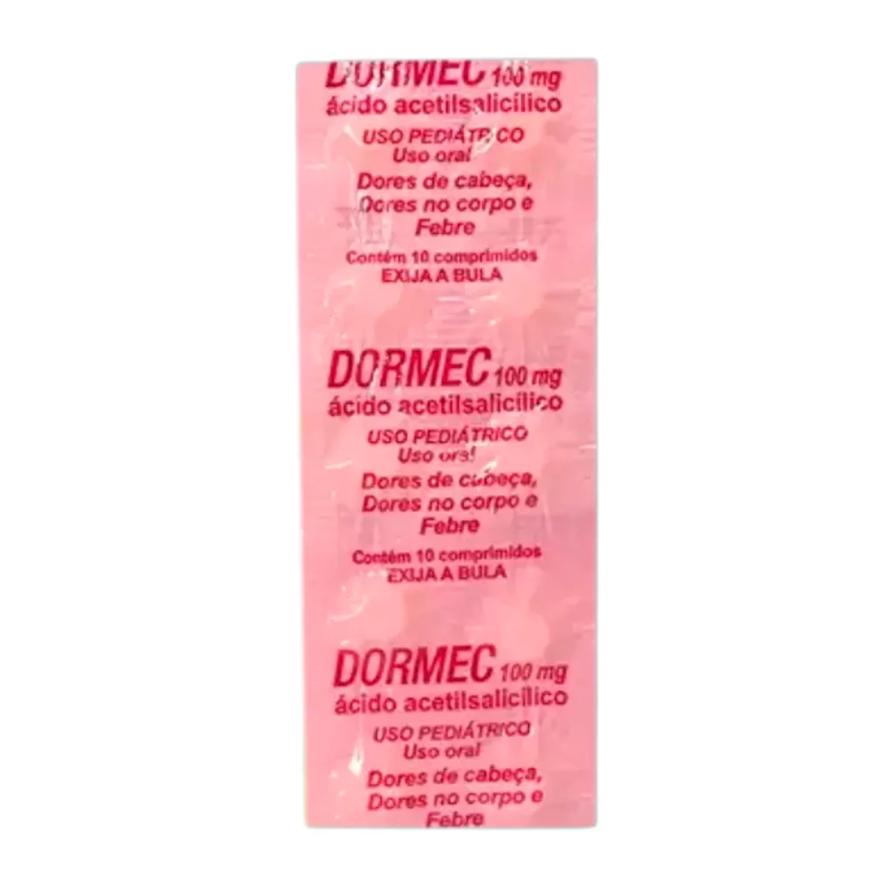 Dormec 100mg Pediátrico com 10 Comprimidos - Drogaria Araujo