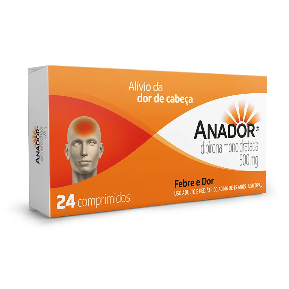 Anador com 24 Comprimidos - Drogaria Araujo