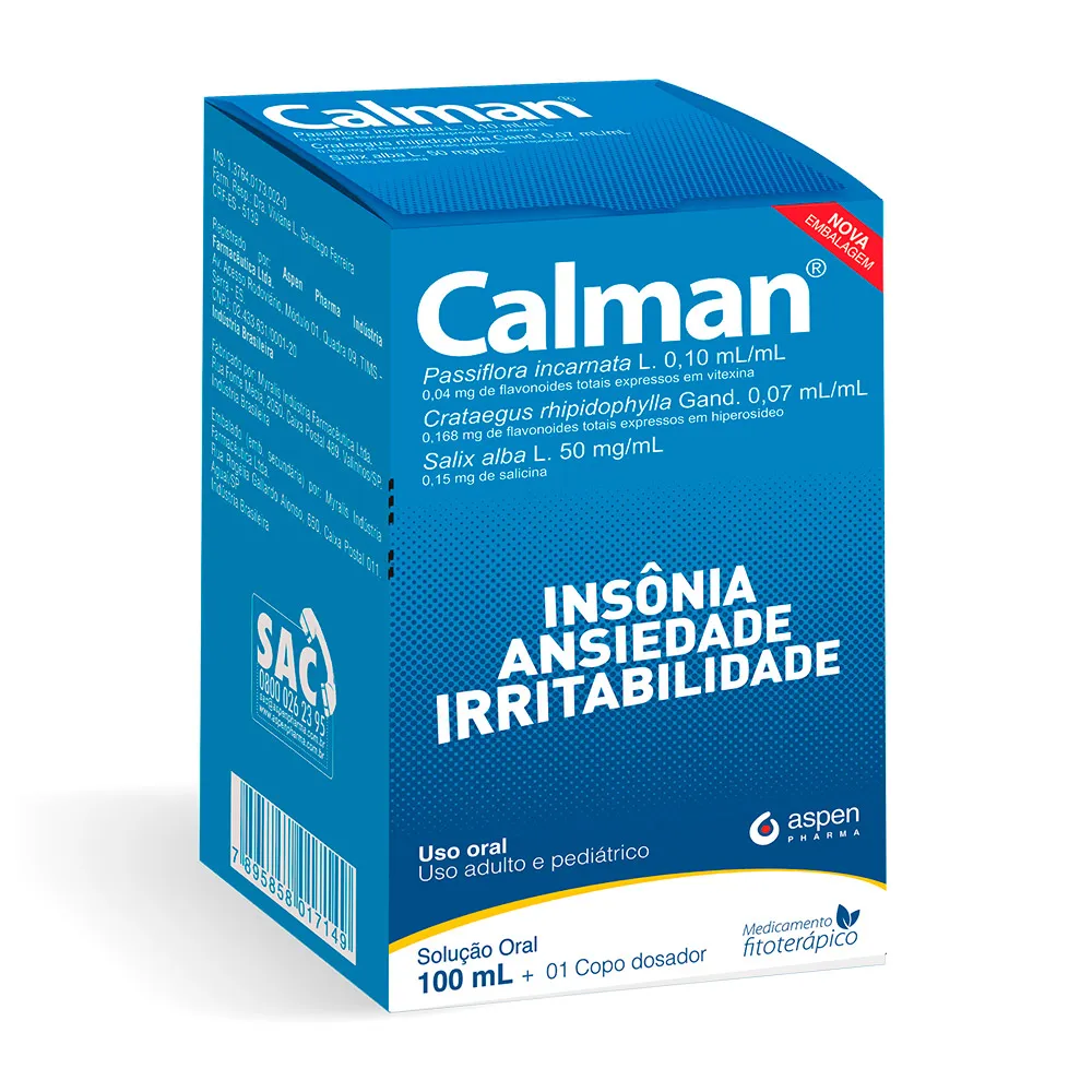 Calman Solução com 100ml - Drogaria Araujo
