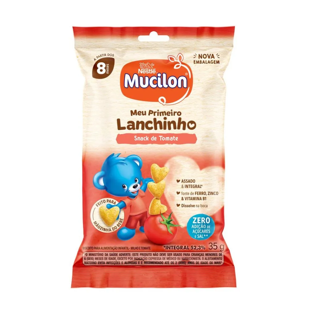 Biscoito Mucilon Snack Tomate 35g - Drogaria Araujo