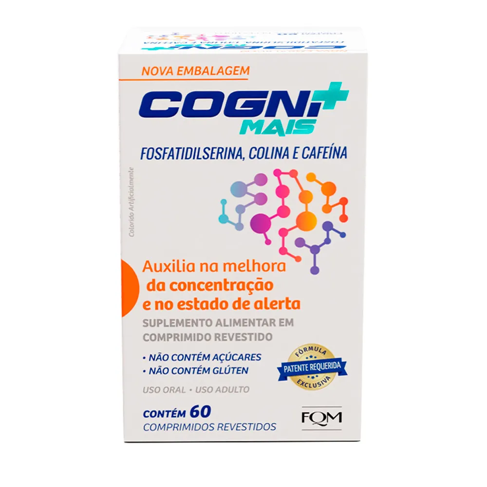 Cogni+ com 60 Comprimidos Revestidos - Drogaria Araujo