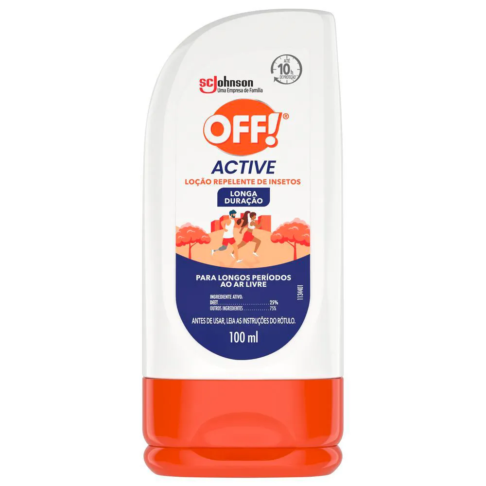 Repelente Off! Longa Duração Loção 100ml - Drogaria Araujo