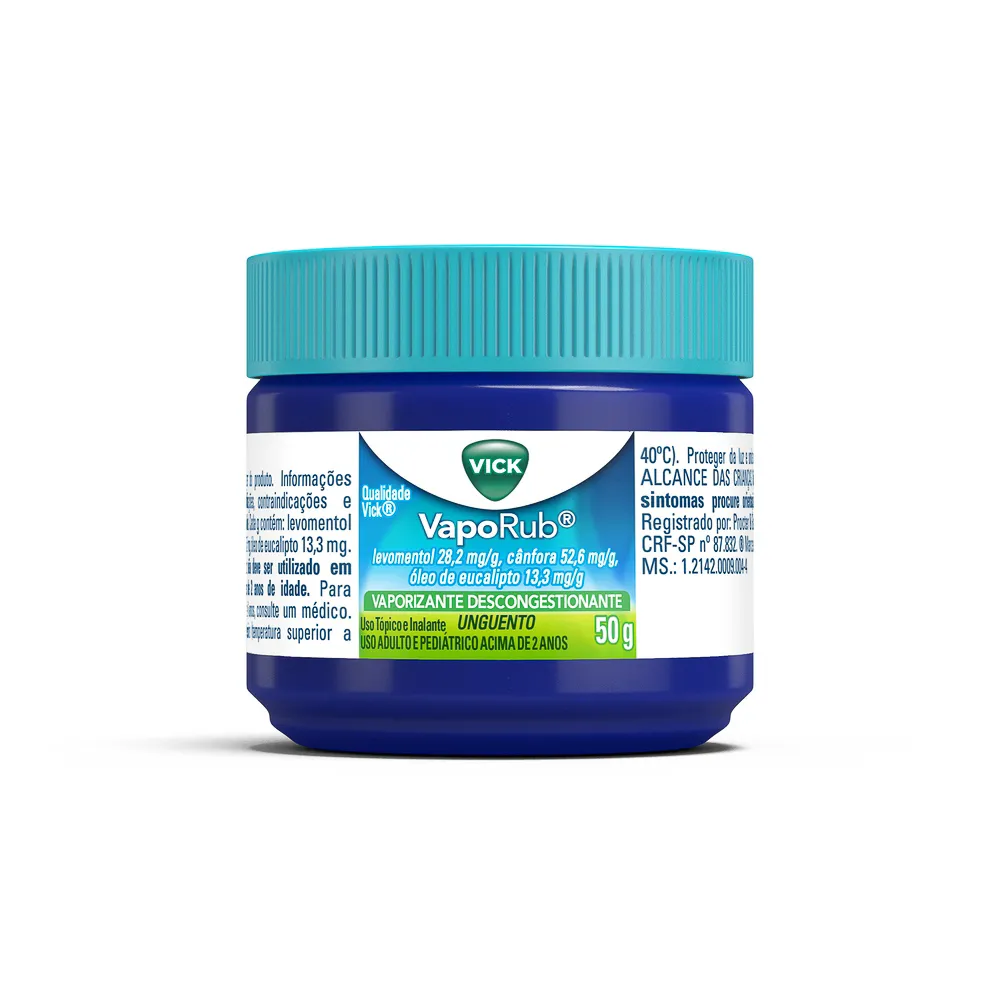 Vick Vaporub Unguento Pote com 50g - Drogaria Araujo