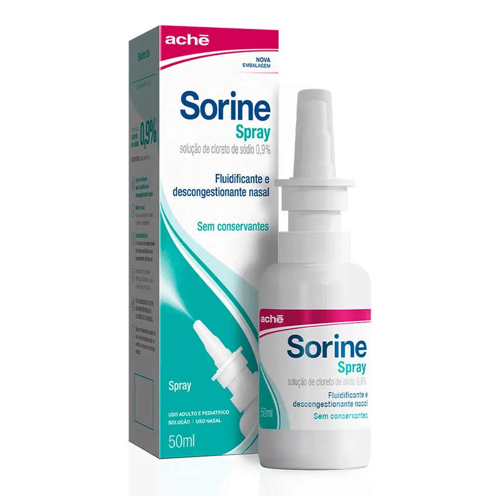 Sorine SSC Solução Nasal Spray com 50ml - Drogaria Araujo