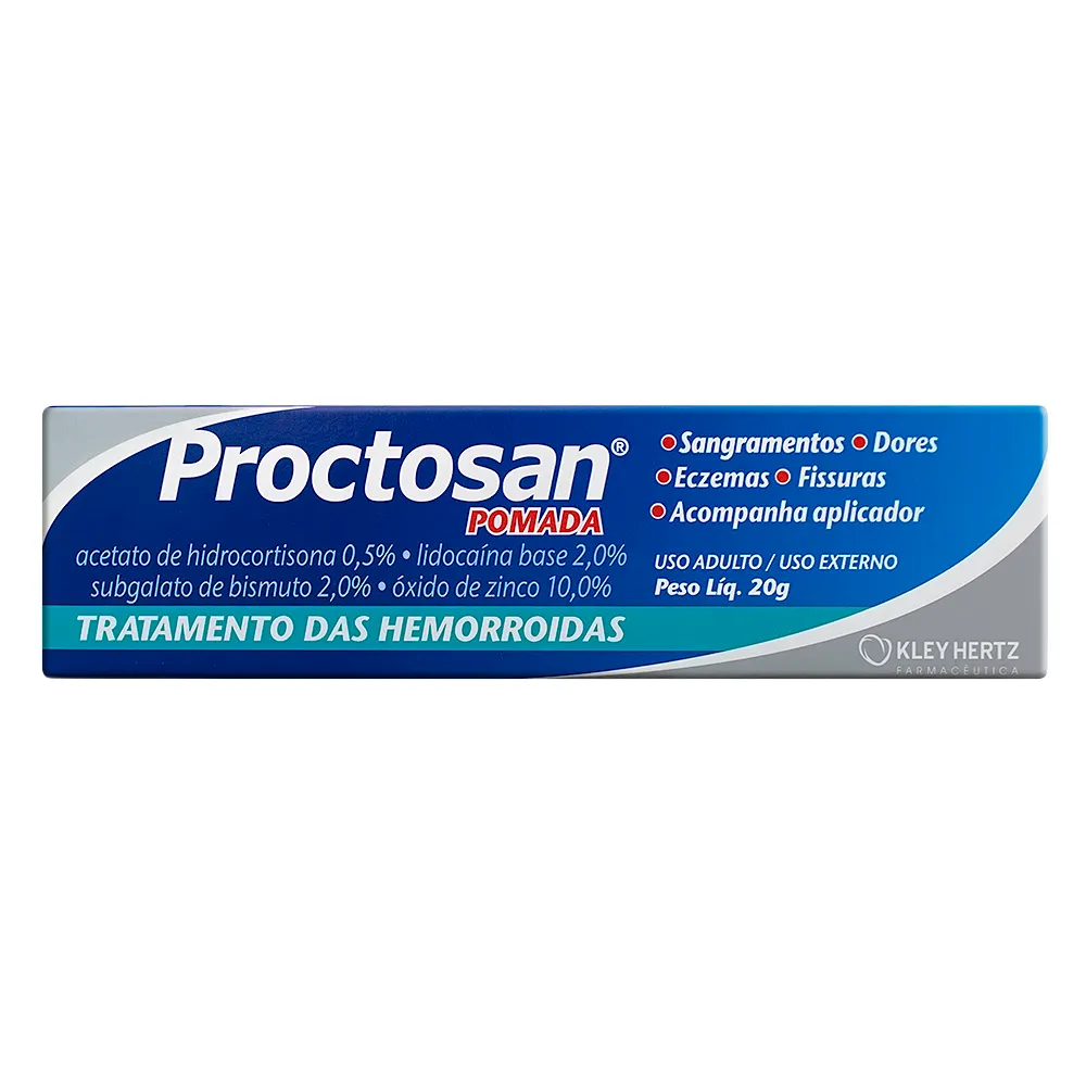 Proctosan Pomada com 20g - Drogaria Araujo