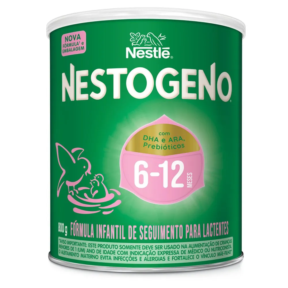 Nestogeno 2 Fórmula Infantil 6 a 12 Meses 800g - Drogaria Araujo