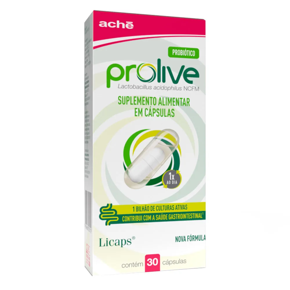 Prolive com 30 Cápsulas - Drogaria Araujo