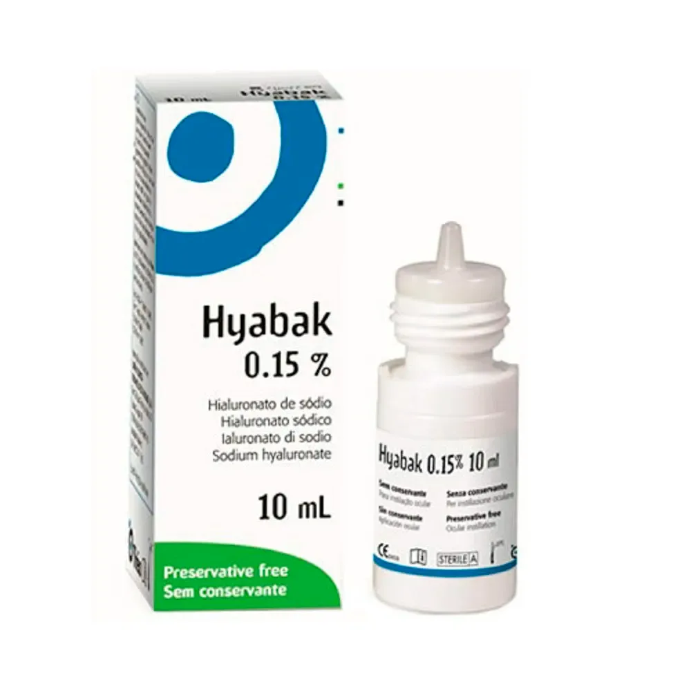 Hyabak Solução Oftalmica 10ml - Drogaria Araujo