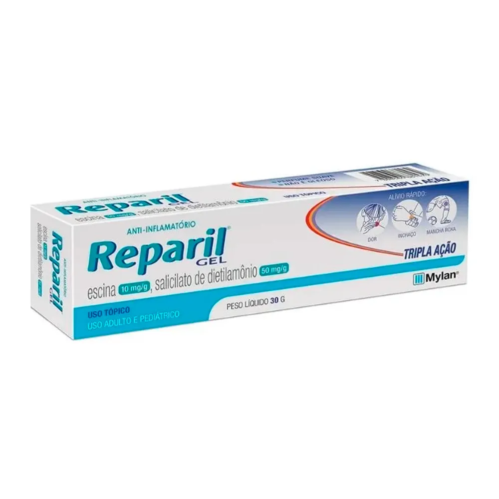 Reparil Gel Escina + Salicilato de Dietilamônio 30g - Drogaria Araujo