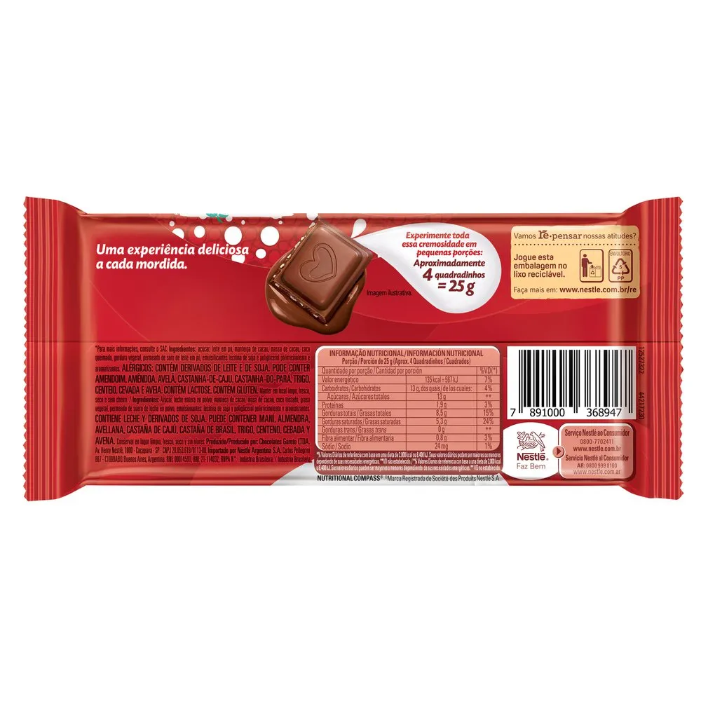 Chocolate Nestlé Classic Prestígio 80g - Drogaria Araujo