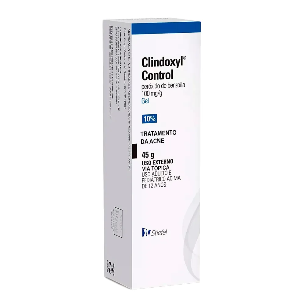 Clindoxyl Control 100mg/g (10%) Gel com 45g - Drogaria Araujo