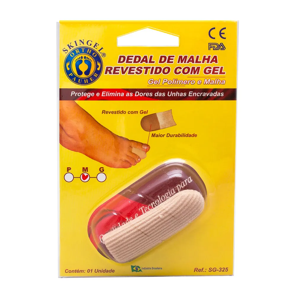 Dedal de Malha Skingel Revestido com Gel Tamanho Médio com 1 Unidade ...