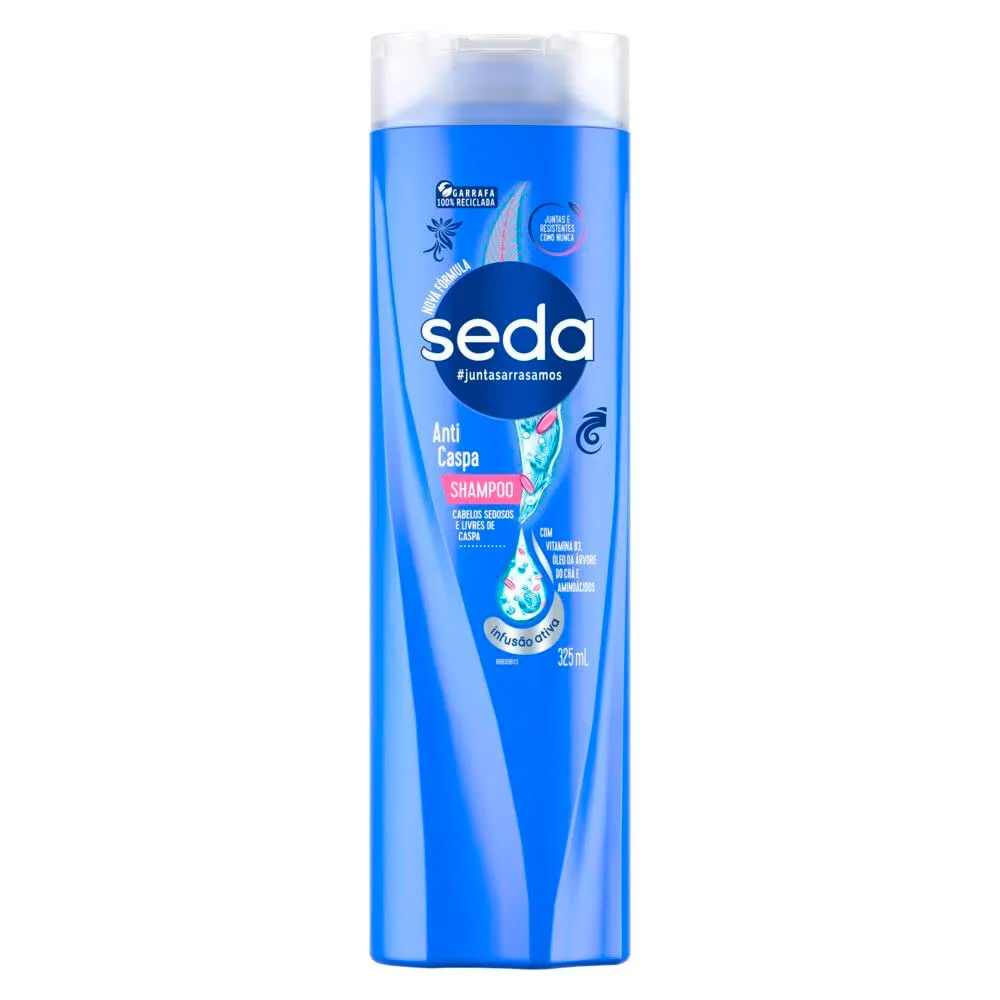 Shampoo Seda Anticaspa Hidratação Diária 325ml - Drogaria Araujo