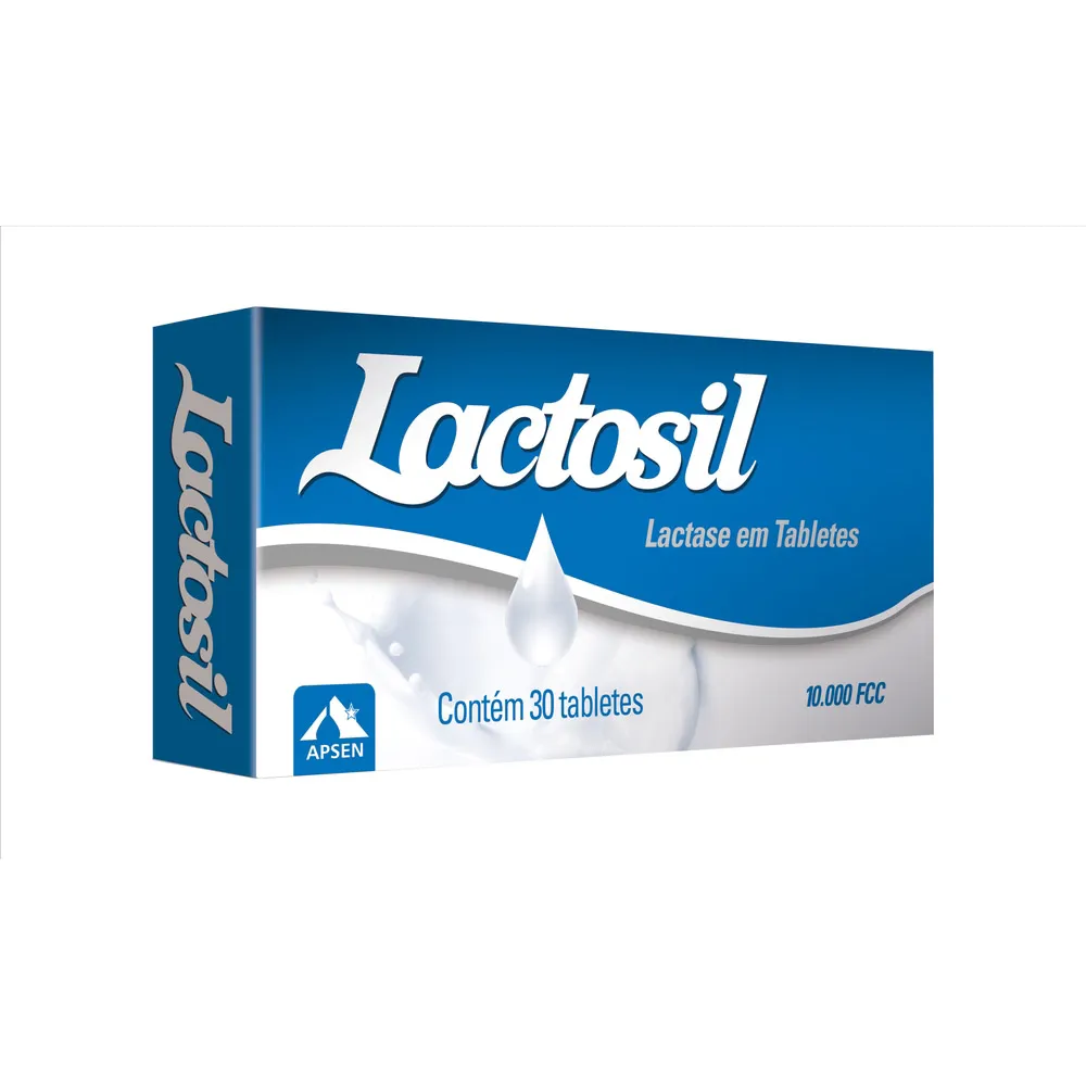 Lactosil 10000FCC Tabletes com 30 Unidades - Drogaria Araujo