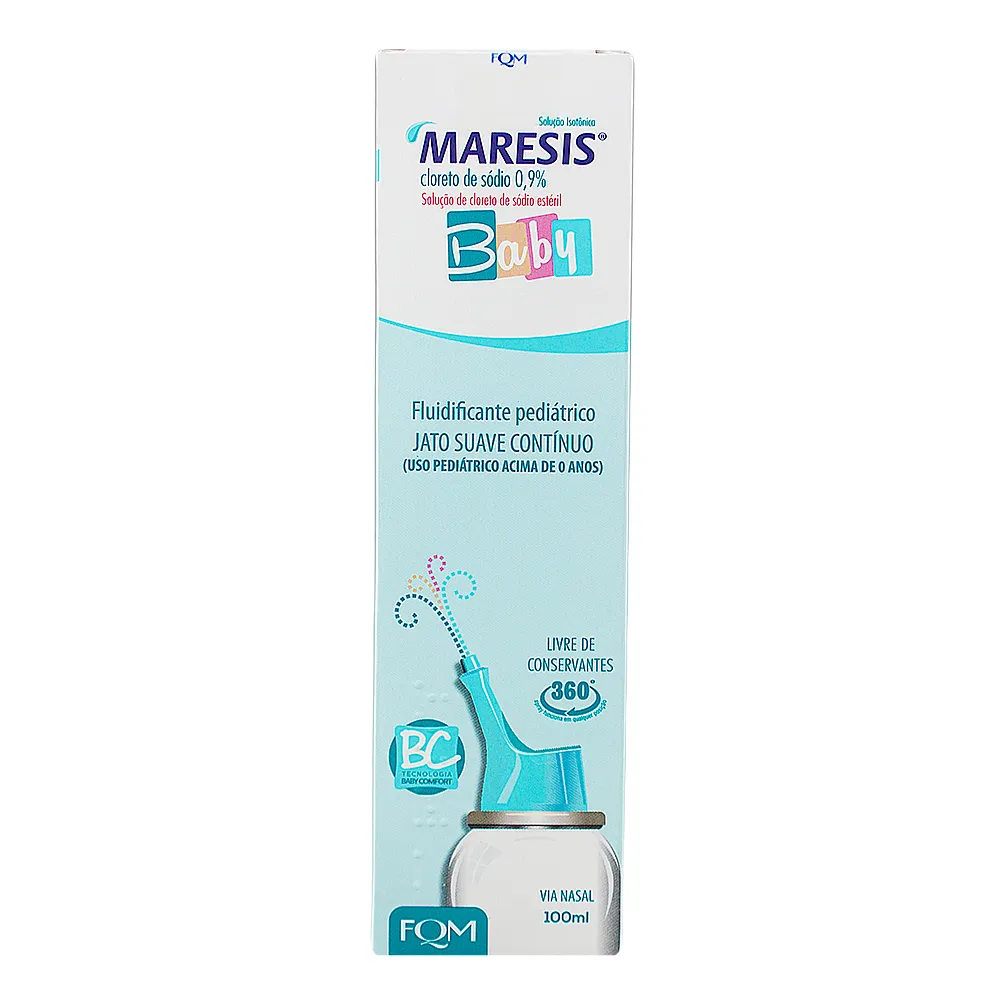 Maresis Baby Solução Nasal Spray Suave com 100ml - Drogaria Araujo