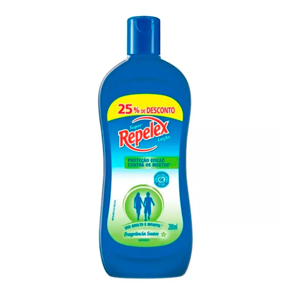 Repelente Super Repelex com 25% de Desconto Loção 200ml - Drogaria Araujo