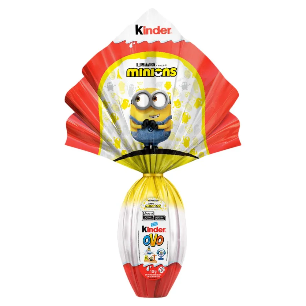 Ovo de Páscoa Kinder Ovo Minions com 1 Surpresa Sortida 100g - Drogaria ...