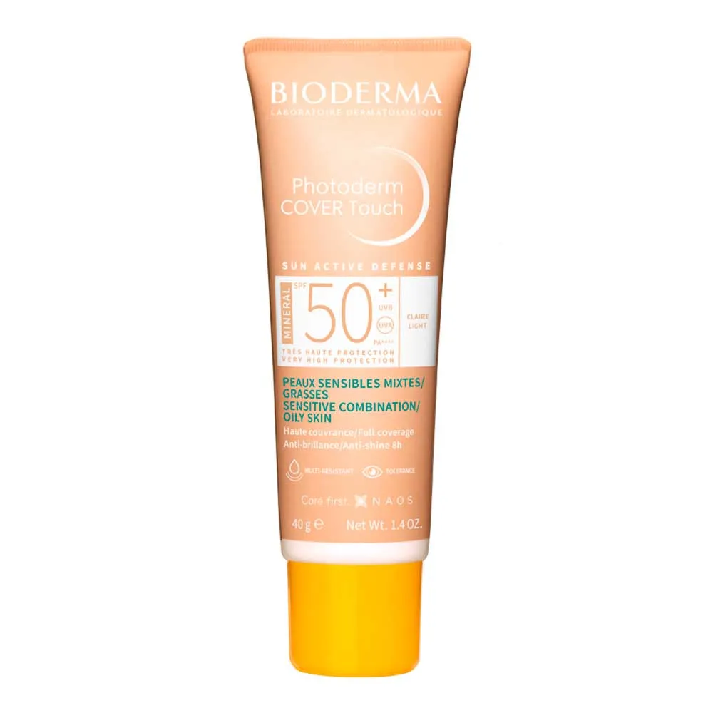 Bioderma Photoderm Cover Touch Mineral FPS 50+ Cor 2.0 Protetor Solar ...