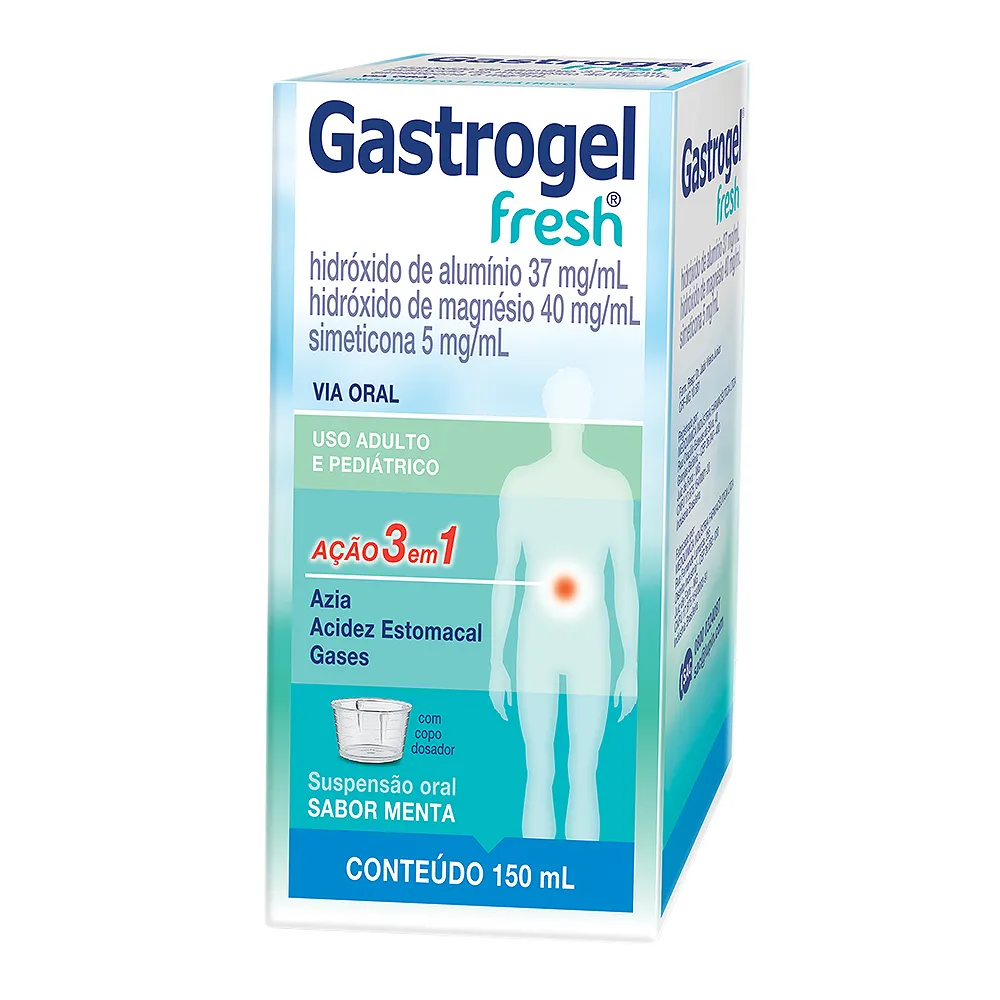 Gastrogel Fresh Suspensão 150ml - Drogaria Araujo
