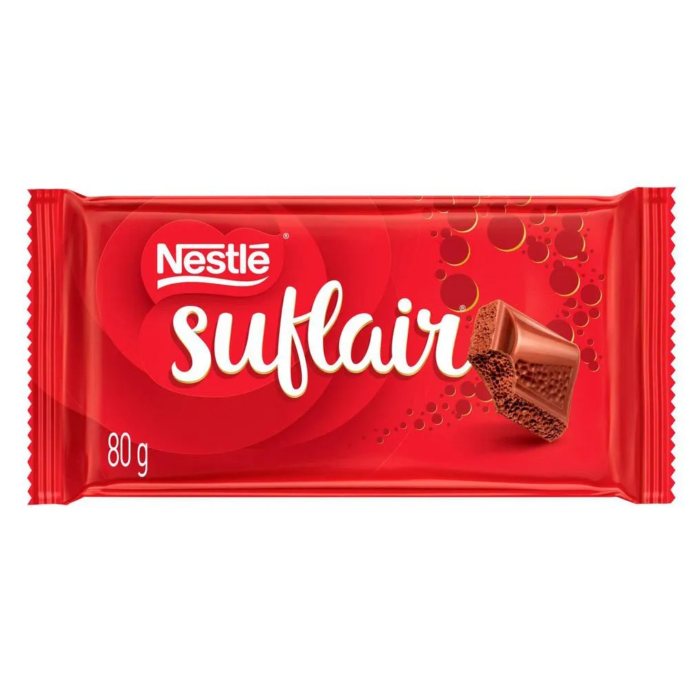 Chocolate Nestlé Suflair Ao Leite 80g - Drogaria Araujo