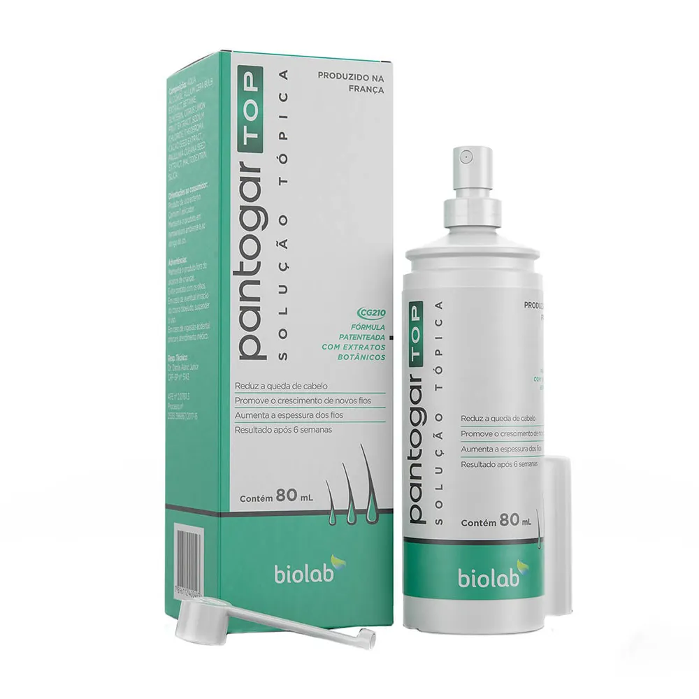 Pantogar TOP Solução Tópica 80ml - Drogaria Araujo