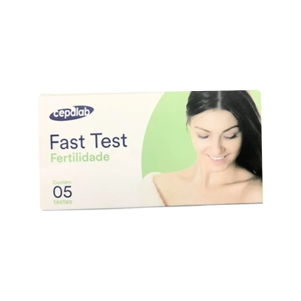Teste de Fertilidade Fast Test Cepalab com 5 Testes - Drogaria Araujo