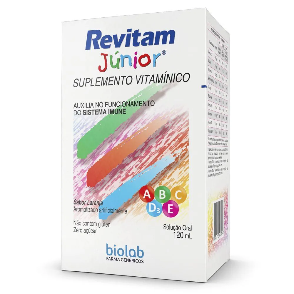 Revitam Junior Suplemento Vitamínico 120ml - Drogaria Araujo