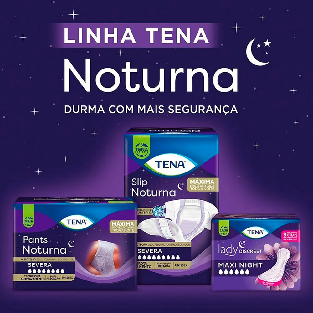 Fralda Geriátrica Tena Slip Noturno G com 24 Unidades - Drogaria Araujo