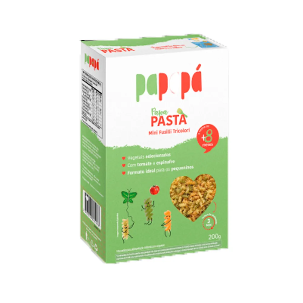 Papa Pasta Papapá Alimento Infantil +8 meses 200g - Drogaria Araujo
