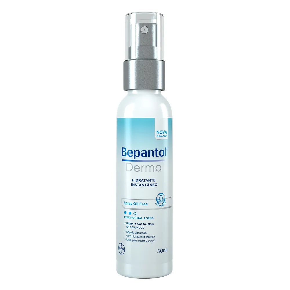 Bepantol Derma Spray Hidratante Instantâneo 50 ml - Drogaria Araujo
