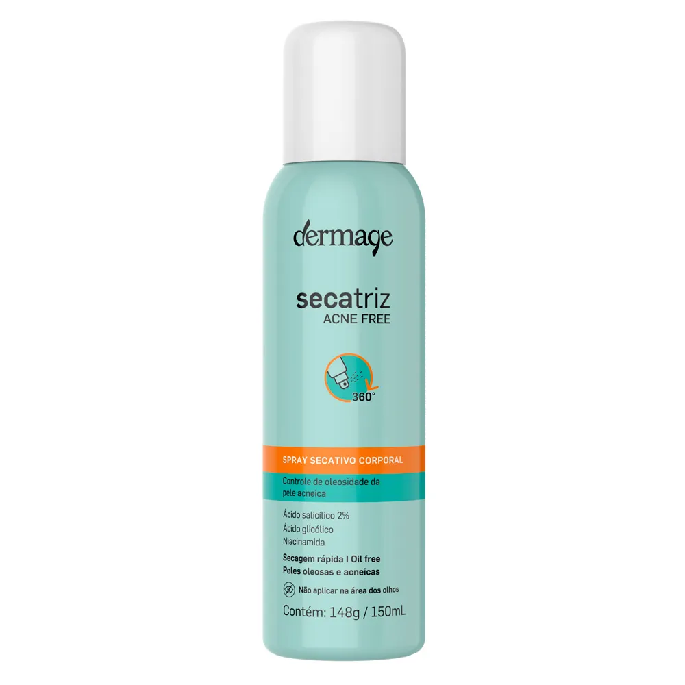 Secatriz Acne Free Dermage Spray Secativo Corporal 150ml - Drogaria Araujo