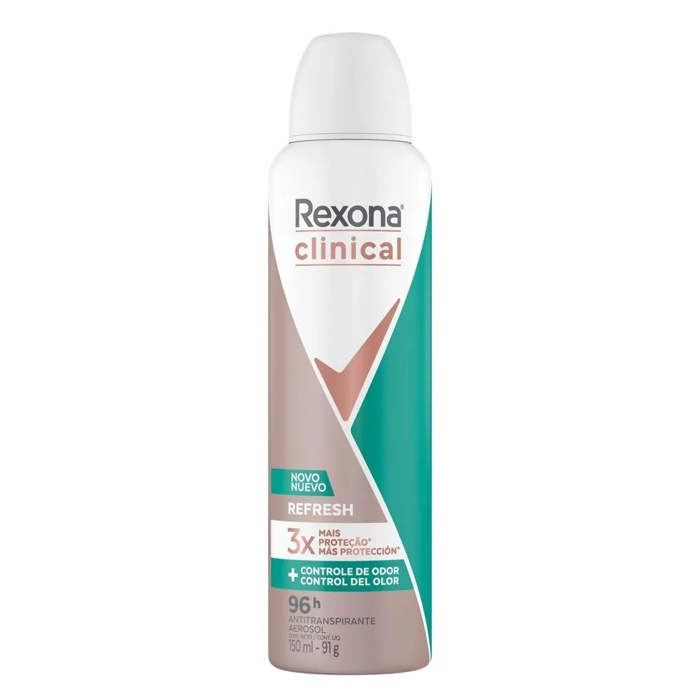 Desodorante Rexona Clinical Refresh 150ml - Drogaria Araujo