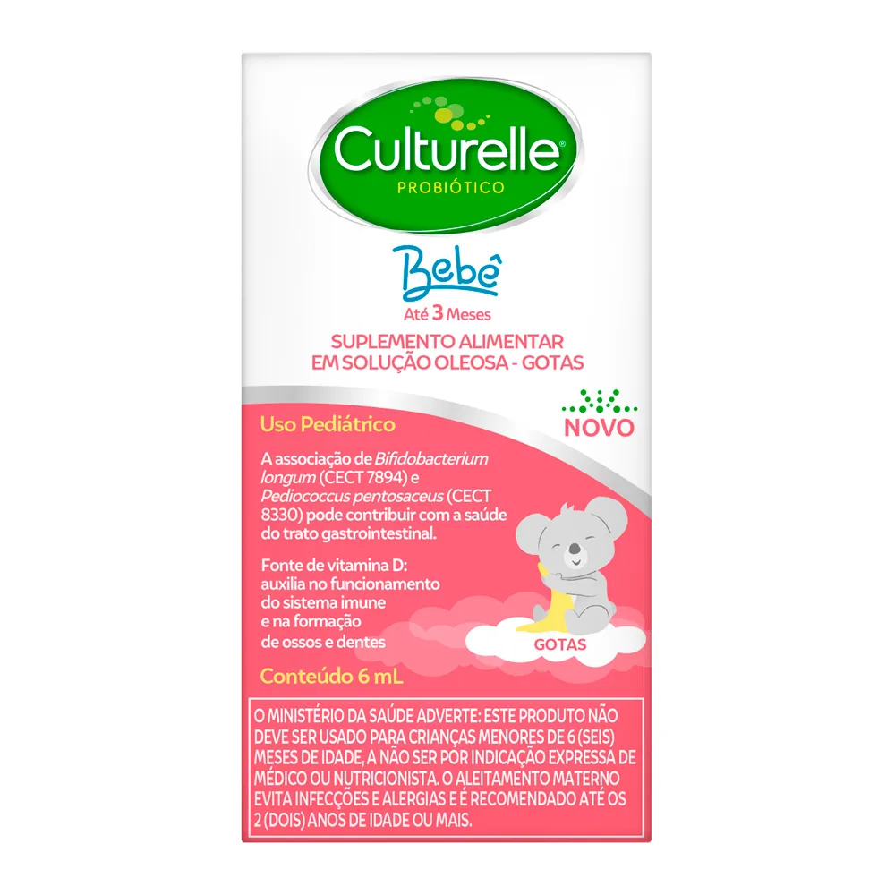 Culturelle Probiótico Bebê Gotas com 6ml - Drogaria Araujo