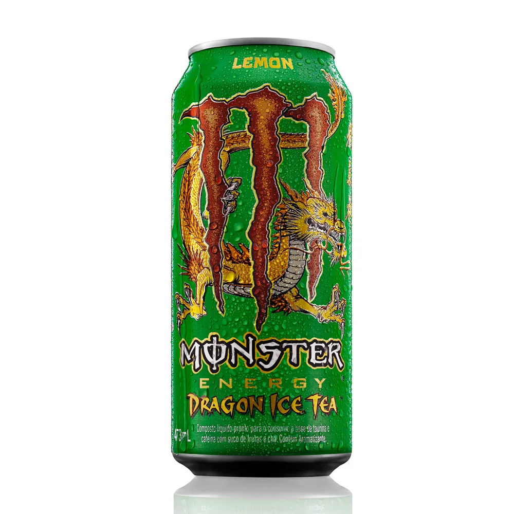Energético Monster Energy Dragon Ice Tea Lemon 473ml - Drogaria Araujo