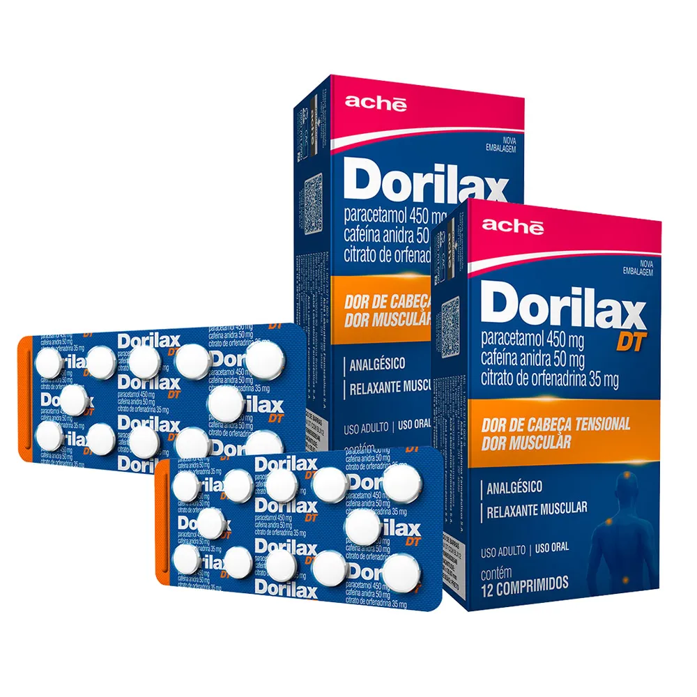 Kit 2 Dorilax DT com 12 Comprimidos - Drogaria Araujo