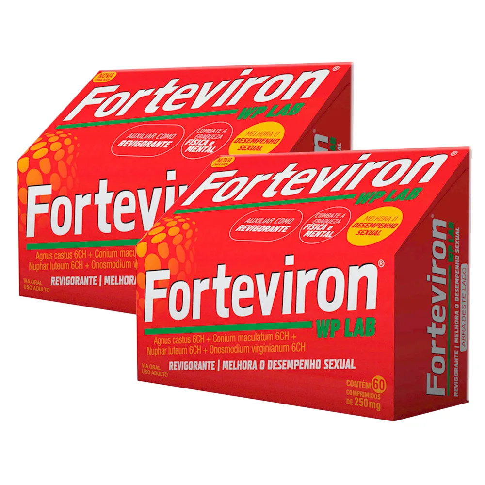 Kit 2 Forteviron WP Lab com 60 Comprimidos - Drogaria Araujo