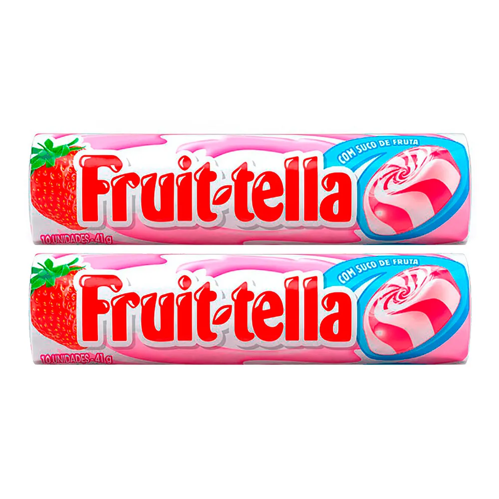 Kit 2 Bala Fruit-Tella 10 Unidades 41g - Drogaria Araujo