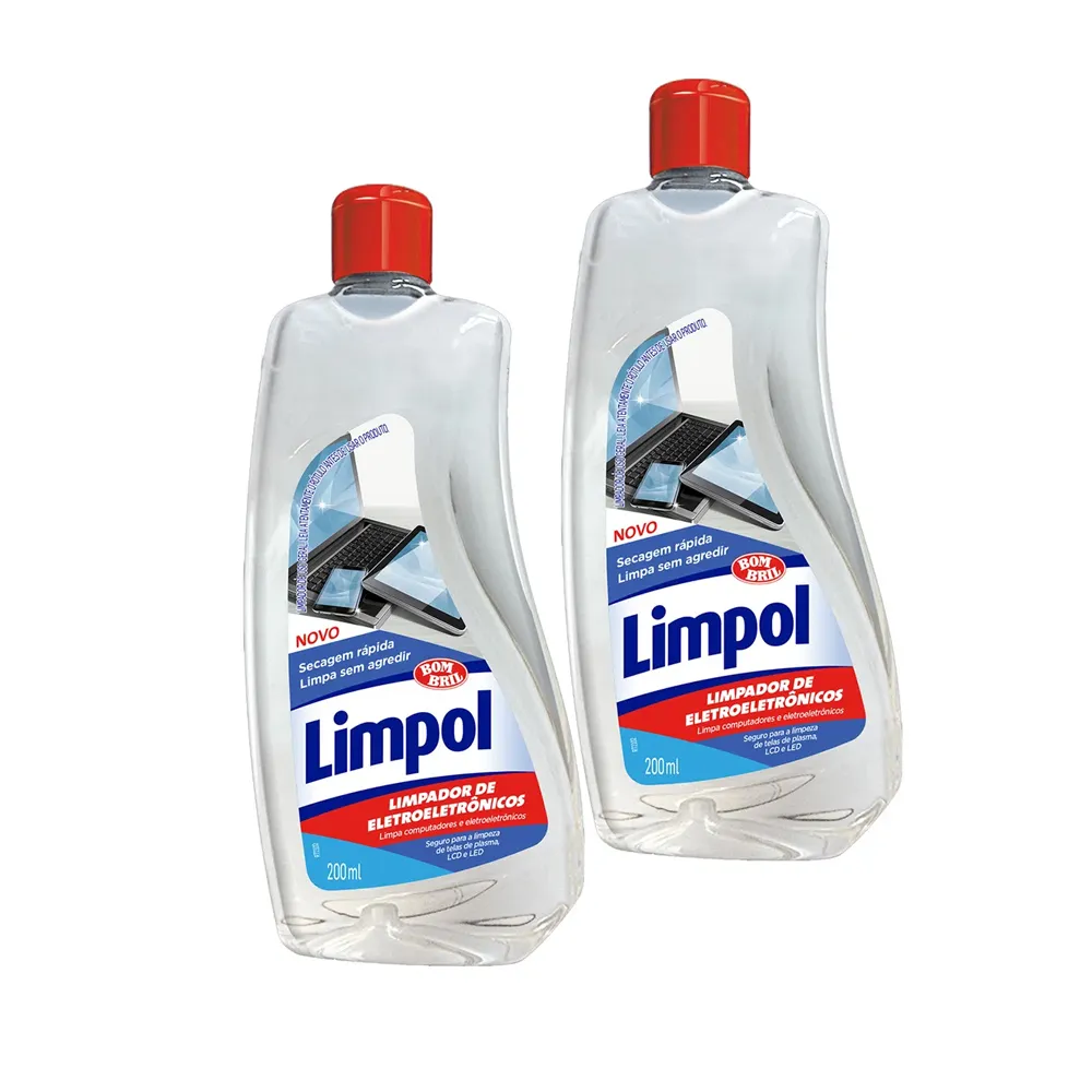 Limpador de Eletrodomésticos Limpol 200ml | Kit com duas unidades ...