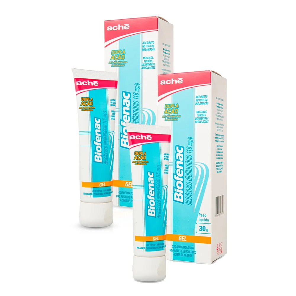 Kit 2 Biofenac Gel 30g - Drogaria Araujo