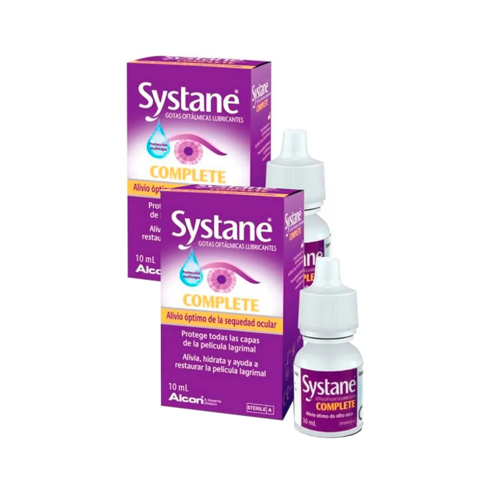 Kit 2 Systane Complete Gotas 10ml - Drogaria Araujo